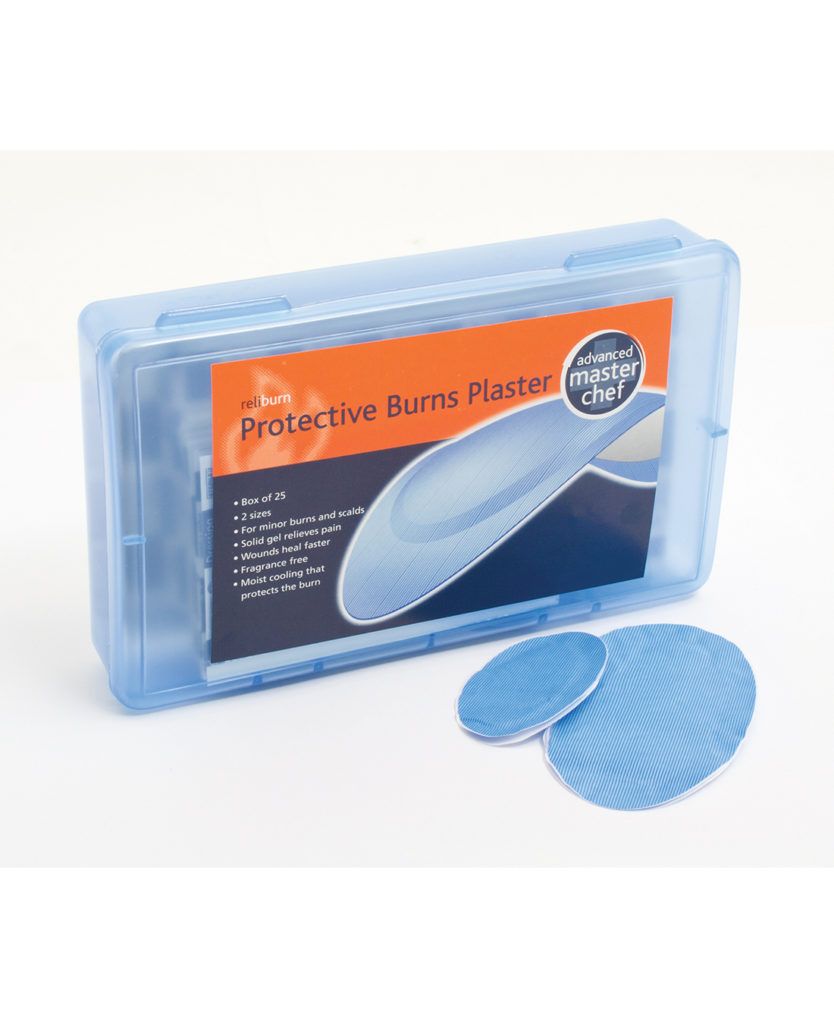 Blue Hydrogel Burns Plasters - Two Sizes PK25 - Glasslines